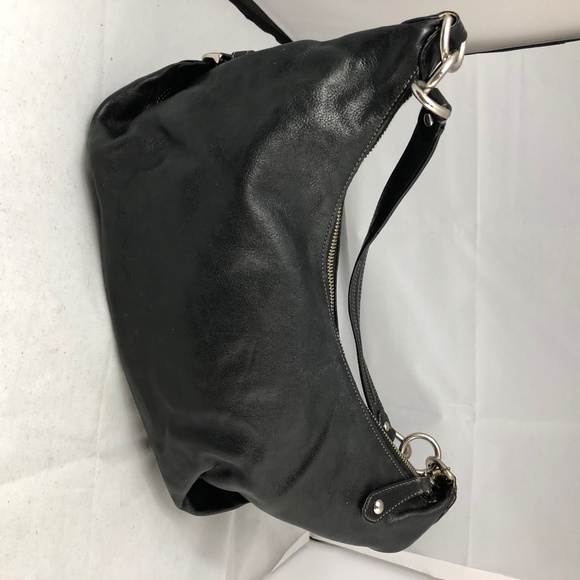 Coach | Bags | Coach 434 Madison Hailey Black Leather Purse Sat | Poshmark